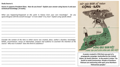 Opposition to Diem - Civil War in South Vietnam | Teaching Resources