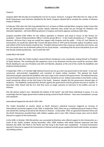 The Tonkin Resolution | Teaching Resources