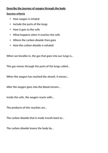 Why do we need to breathe full lesson | Teaching Resources