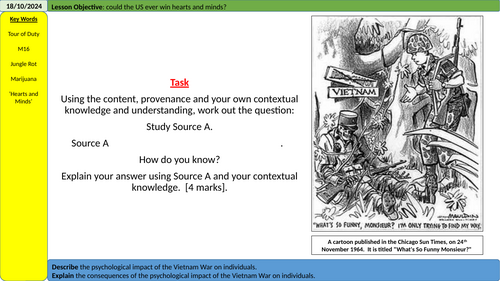 The Vietnam War: Winning and Losing Hearts and Minds | Teaching Resources