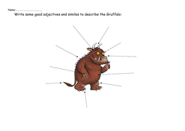 The Gruffalo Descriptive Writing (KS1) | Teaching Resources