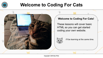 Learn HTML Lesson Pack Preview | Coding For Cats | Teaching Resources