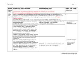 'The Iron Man' Year 3/4 Guided Reading 11-week Unit | Teaching Resources