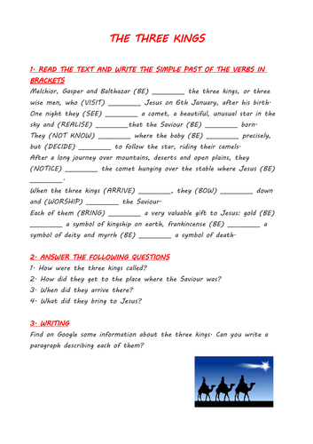 The Three Kings | Teaching Resources