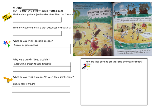 Pirates Y2 Guided Reading Unit of Work | Teaching Resources