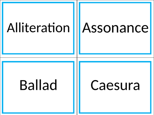 Poetic Devices Lesson KS3/4 English | Teaching Resources