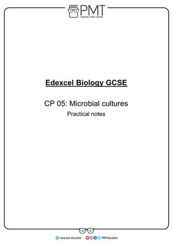Edexcel GCSE Biology Core Practicals | Teaching Resources