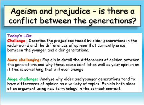 Ageism - Age Discrimination | Teaching Resources