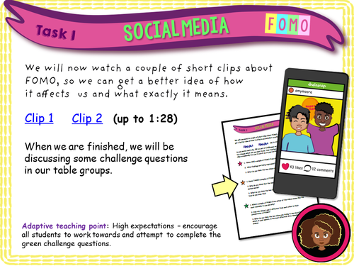 Social Media PSHE | Teaching Resources