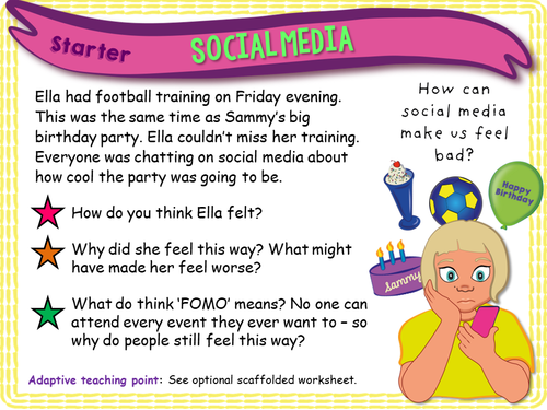Social Media PSHE | Teaching Resources