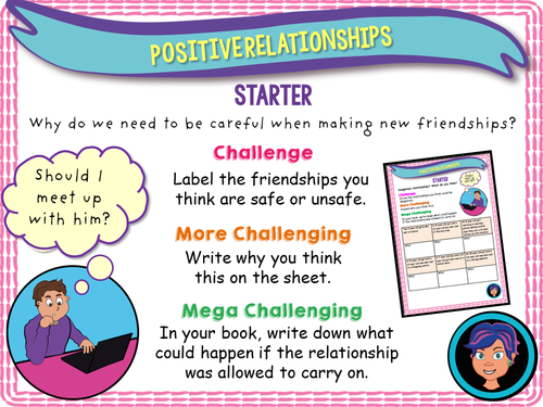 Positive Relationships PSHE | Teaching Resources