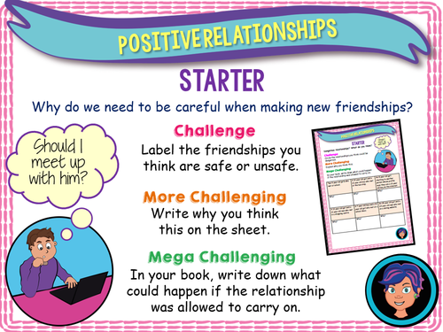 Positive Relationships PSHE | Teaching Resources