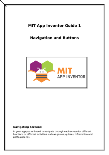 MIT App Inventor Guides | Teaching Resources