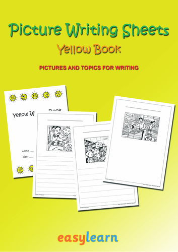 Picture Writing Sheets: Yellow Book | Teaching Resources