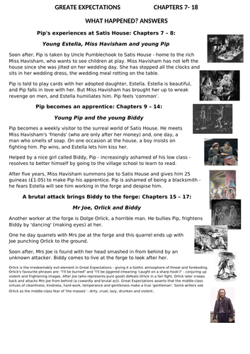 Great Expectations - A series of AQA GCSE focused interactive lessons ...