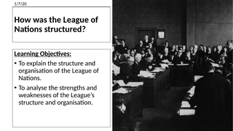 AQA: Structure of the League of Nations | Teaching Resources