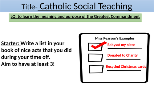 Catholic Social Teaching | Teaching Resources