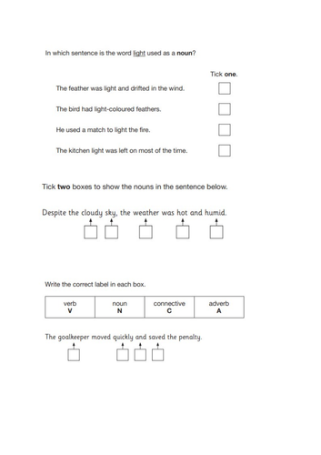 SPAG KS2 past SATS questions | Teaching Resources