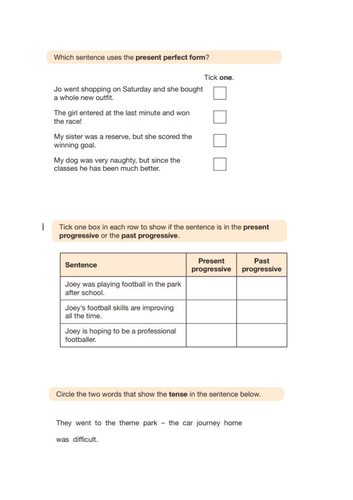 SPAG KS2 past SATS questions | Teaching Resources