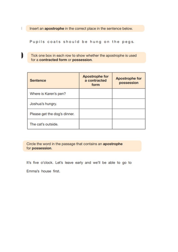 SPAG KS2 past SATS questions | Teaching Resources