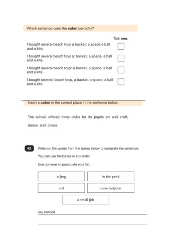 SPAG KS2 past SATS questions | Teaching Resources