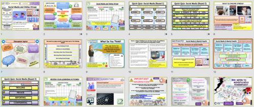 Social Media and Online Stress | Teaching Resources