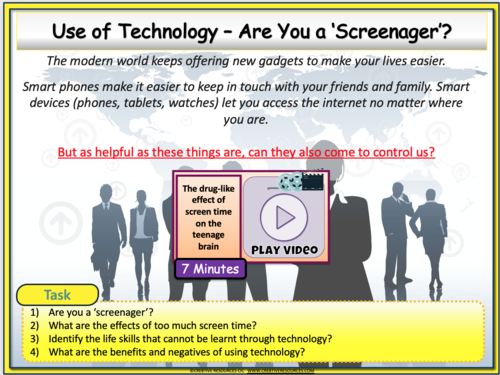 Use of Technology, Time management & Studying | Teaching Resources