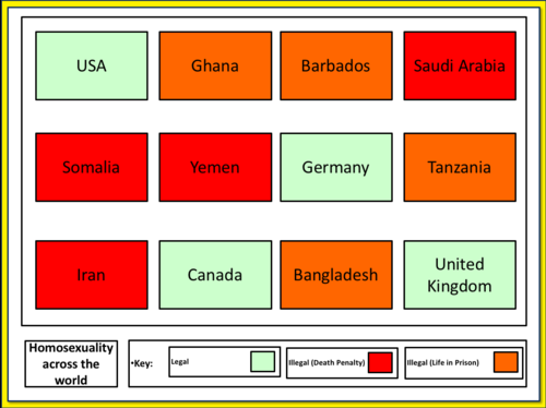 LGBT Rights Across the World PSHE | Teaching Resources