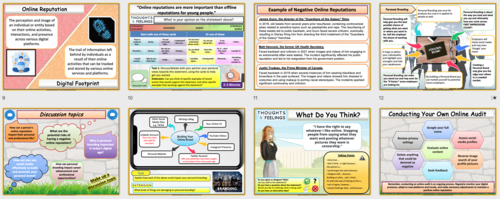 Online Reputation + Digital Footprints PSHE | Teaching Resources