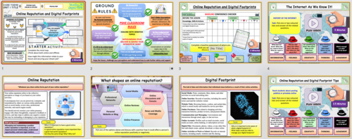 Online Reputation + Digital Footprints PSHE | Teaching Resources