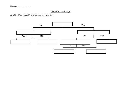 Science Living Things and Their Habitats Year 6 Classification Keys ...