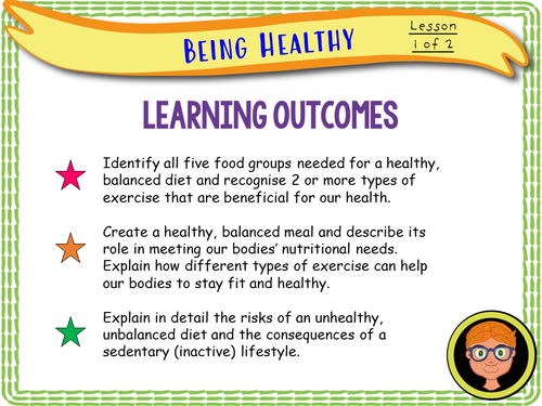 Being Healthy - Diet | Teaching Resources