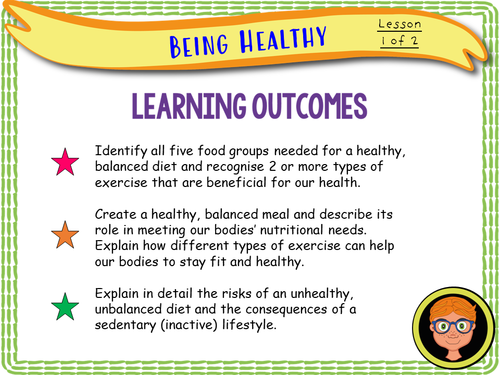 Being Healthy - Diet | Teaching Resources