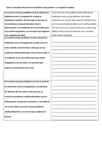 AQA GCSE Spanish Module 8 Task Booklet | Teaching Resources