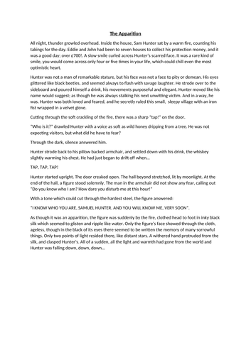 T4W compatable Model Text - Ghost/supernatural story | Teaching Resources