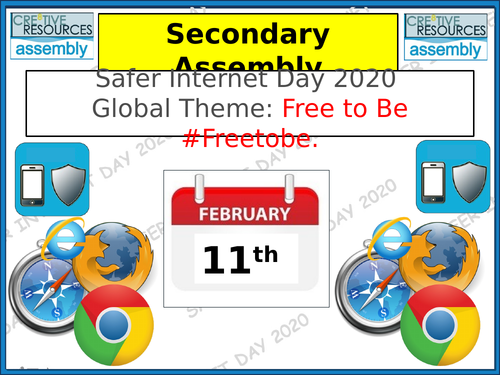 Internet Safety + Online Safety Secondary Assembly | Teaching Resources