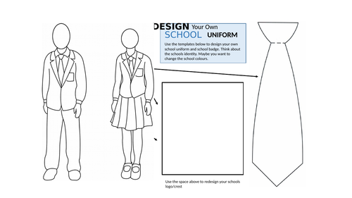 Design your own School Uniform - Cover | Teaching Resources Design your own School Uniform - Cover | Teaching Resources