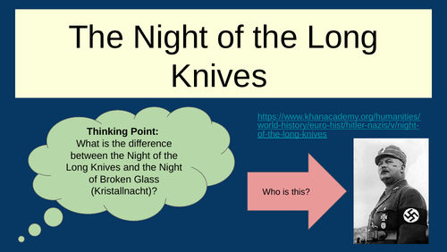 The Night of the Long Knives Revision | Teaching Resources