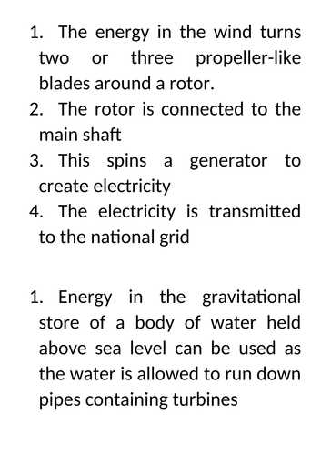 KS4 AQA GCSE Physics (Science) Renewable Energy Lesson | Teaching Resources KS4 AQA GCSE Physics (Science) Renewable Energy Lesson | Teaching Resources