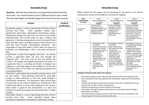 KS4 AQA GCSE Physics (Science) Renewable Energy Lesson | Teaching Resources KS4 AQA GCSE Physics (Science) Renewable Energy Lesson | Teaching Resources