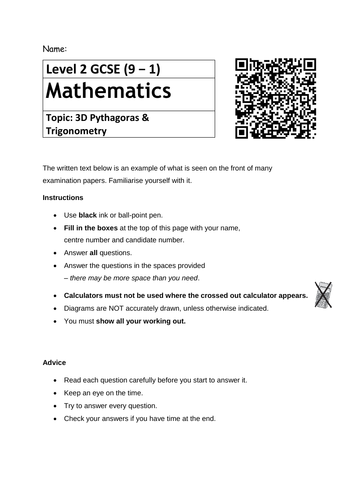GCSE Mathematics revision booklets | Teaching Resources