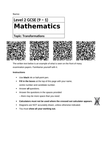 GCSE Mathematics revision booklets | Teaching Resources GCSE Mathematics revision booklets | Teaching Resources