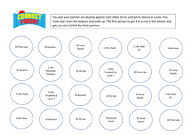 Connect 4 Fitness | Teaching Resources