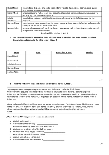 GCSE Spanish Module 4 Complete Module of Work | Teaching Resources