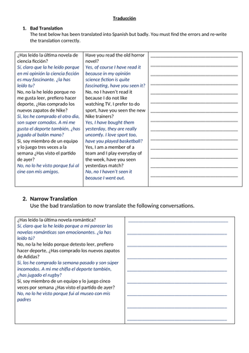 GCSE Spanish Module 4 Complete Module of Work | Teaching Resources