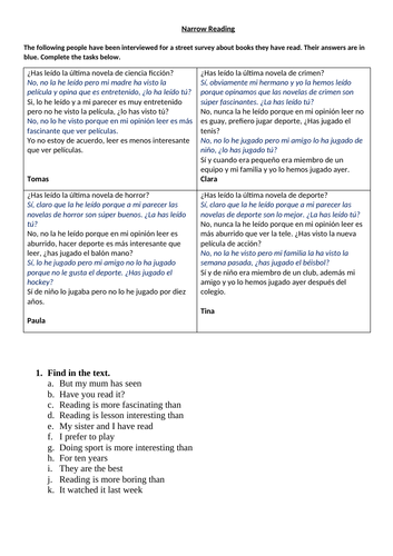 GCSE Spanish Module 4 Complete Module of Work | Teaching Resources