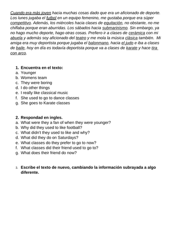 GCSE Spanish Module 4 Complete Module of Work | Teaching Resources