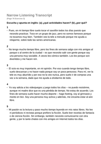 GCSE Spanish Module 4 Complete Module of Work | Teaching Resources