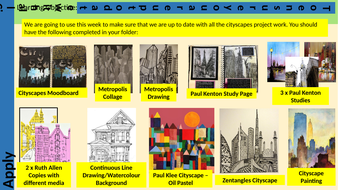 Art and Design Cityscapes KS4 Scheme of Work | Teaching Resources