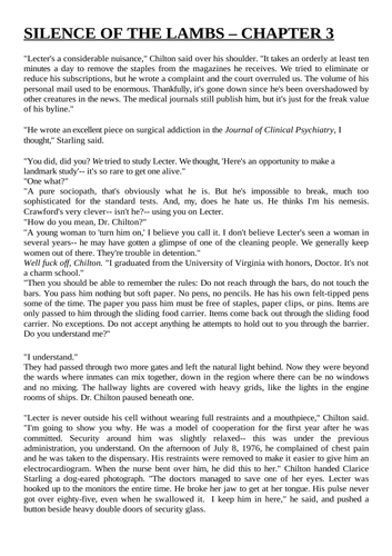 THE SILENCE OF THE LAMBS - Paper 1 Revision PowerPoint: GCSE English ...